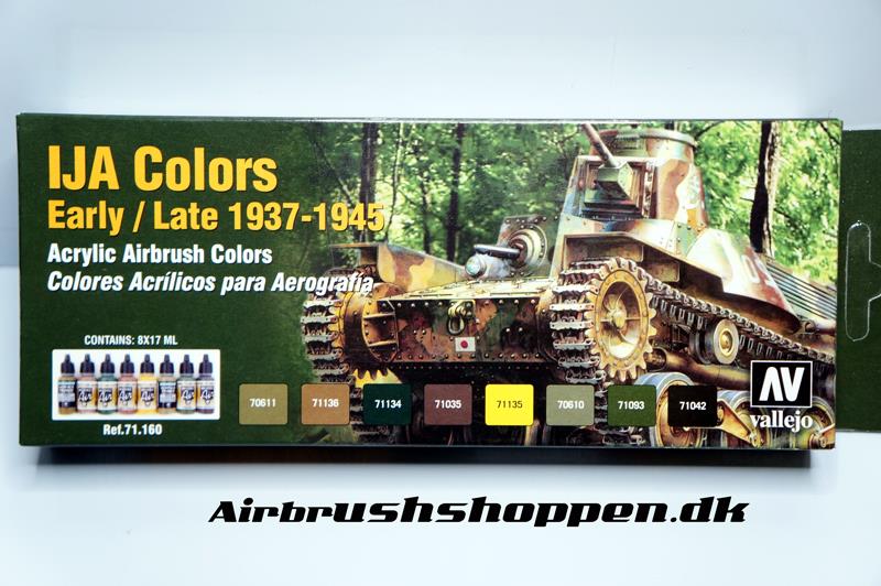 71.160 IJA Colors set 8x17ml - Custom Colors