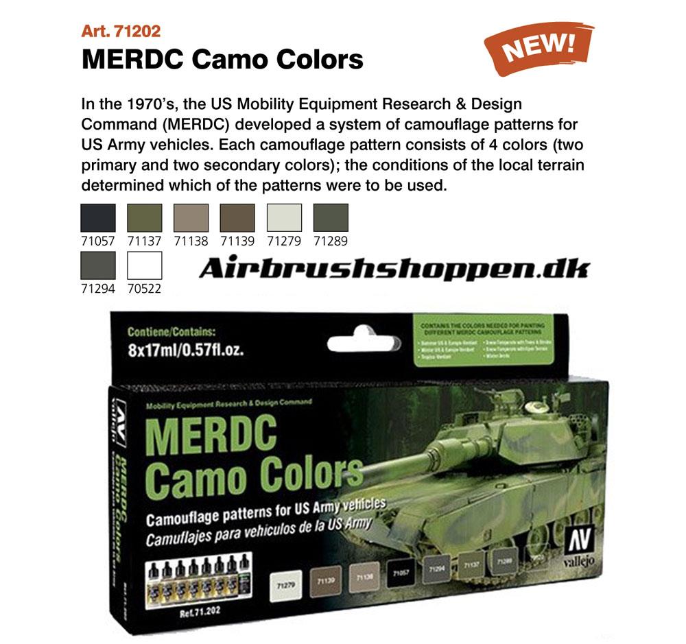 71.202 MERDC Camo Colors 8x17ml