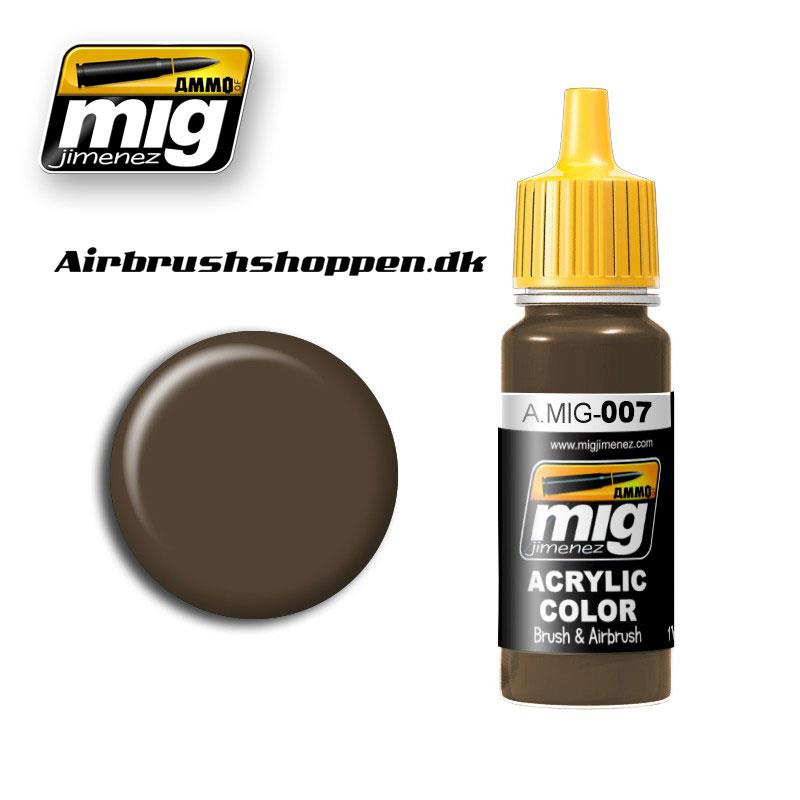 A.MIG-007 RAL 7017 DUNKELBRAUN - Airbrushshoppen