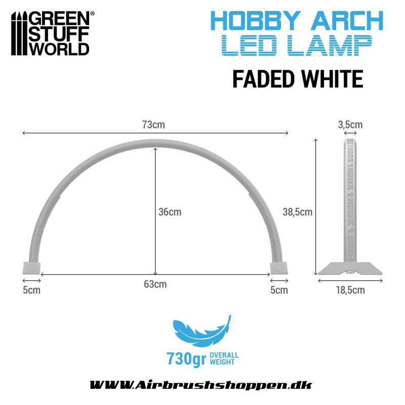 HOBBY ARCH LED LAMP - Faded White, LED LAMPE 1 STK.