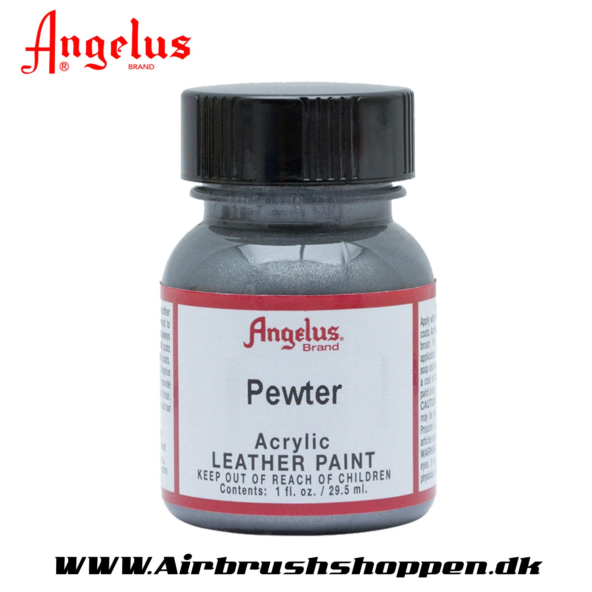 Pewter Metallic ANGELUS LEATHER PAINT 29,5 ML