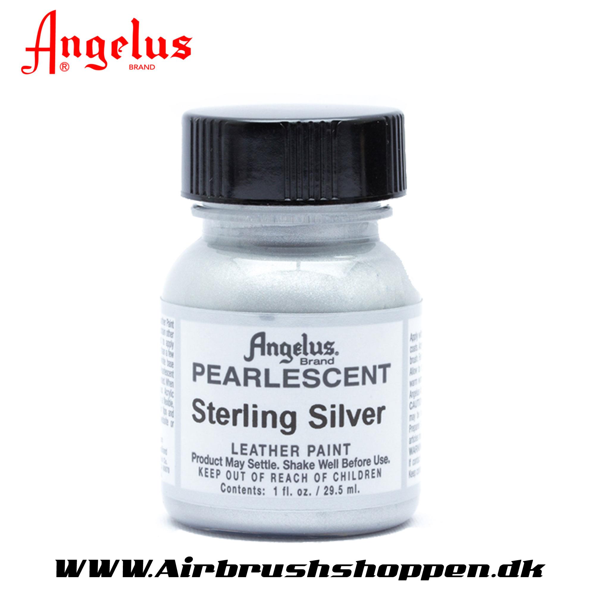 Sterling Silver Pearlscent ANGELUS LEATHER PAINT